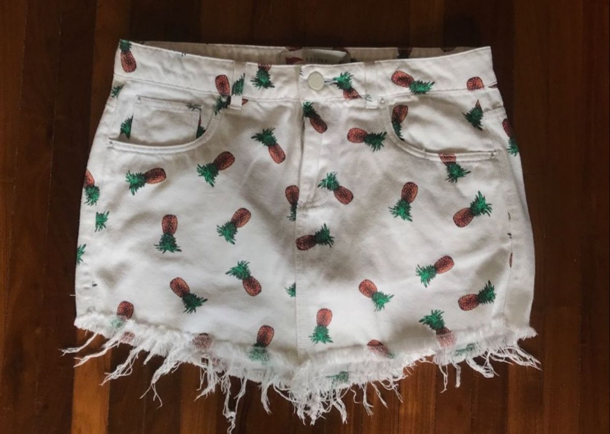 Saia Abacaxi | Saia Feminina Riachuelo Usado 53008449 | enjoei