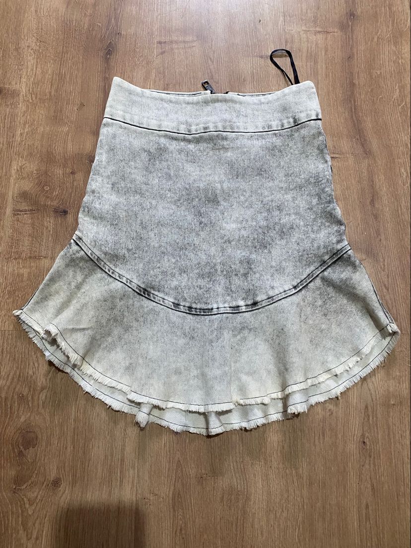 Saia Jeans John John | Saia Feminina John John Usado 87002247 | enjoei