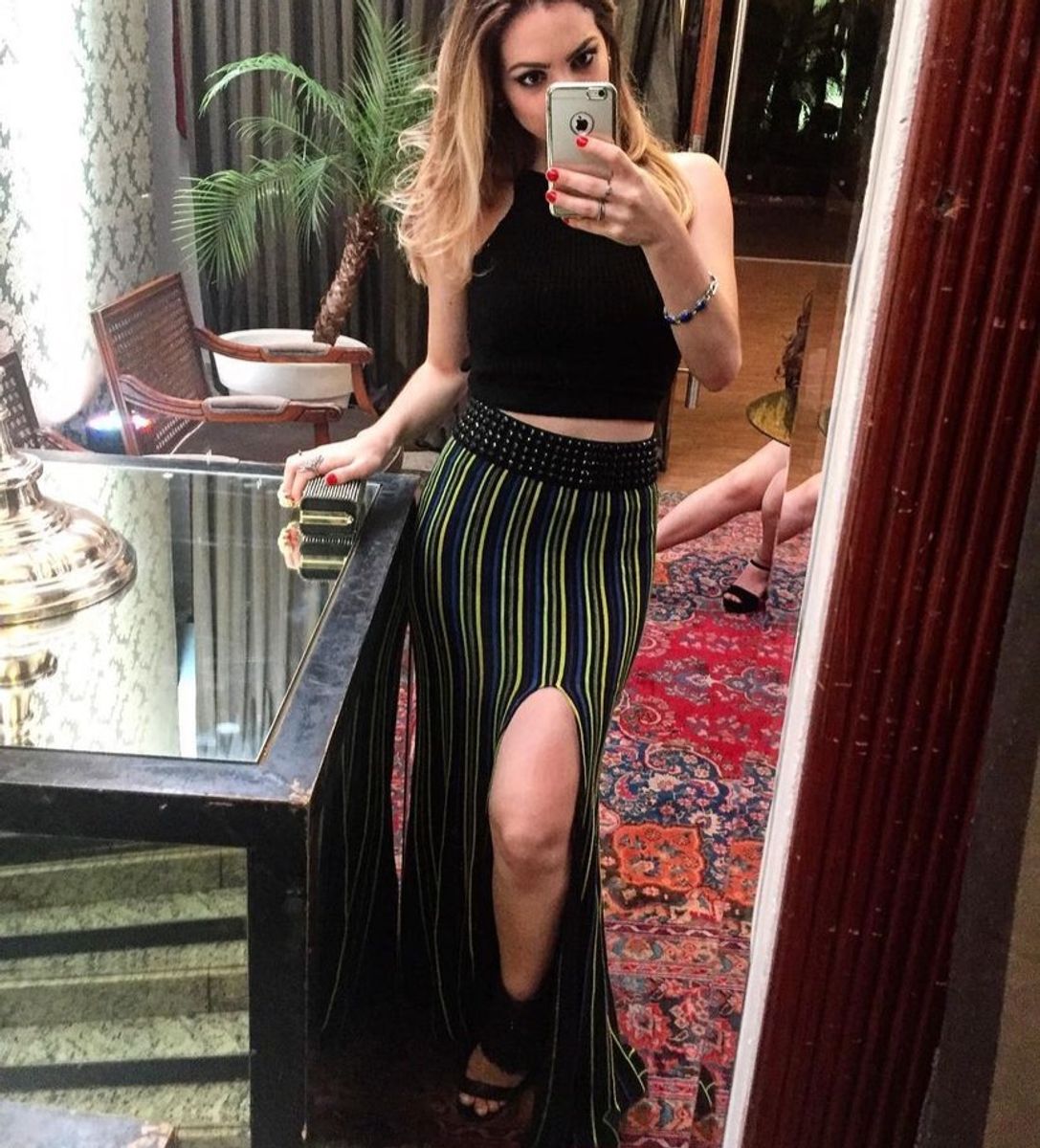 Saia Longa John John | Saia Feminina John John Usado 87721627 | enjoei