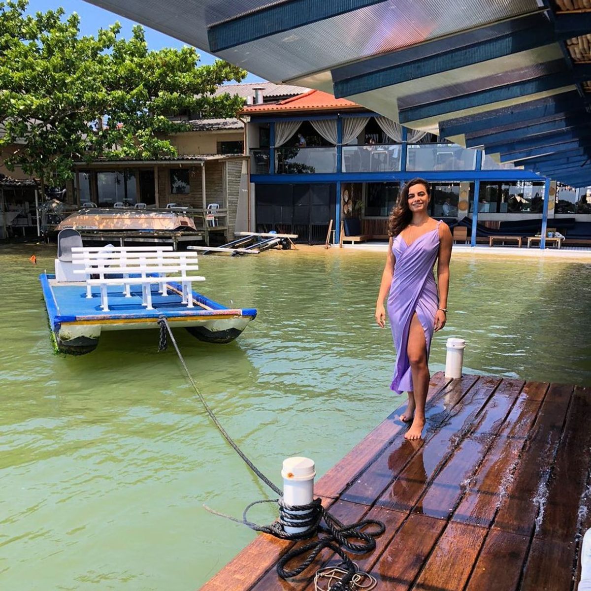 Saída de Praia Multiformas - Longa Lilás | Moda Praia Feminina Corada Nunca Usado 75990877 | enjoei