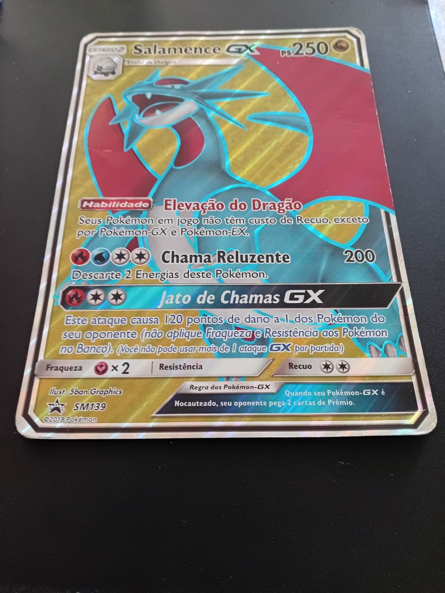Salamence Gx Gigante | Produto Vintage e Retro Pokemom Nunca Usado ...