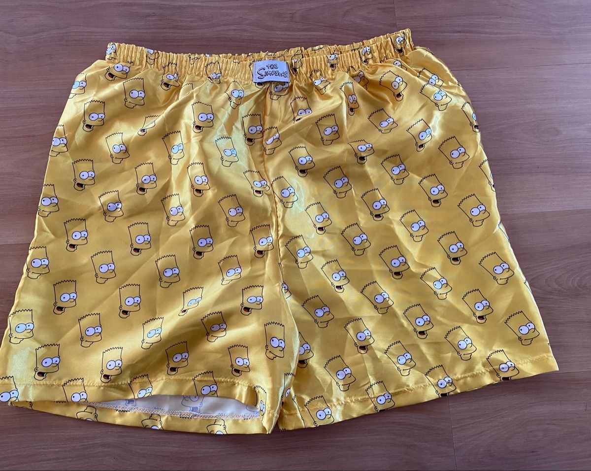 Samba Canção Tam P - Nova - Simpsons | Bermuda Masculina Nunca Usado ...