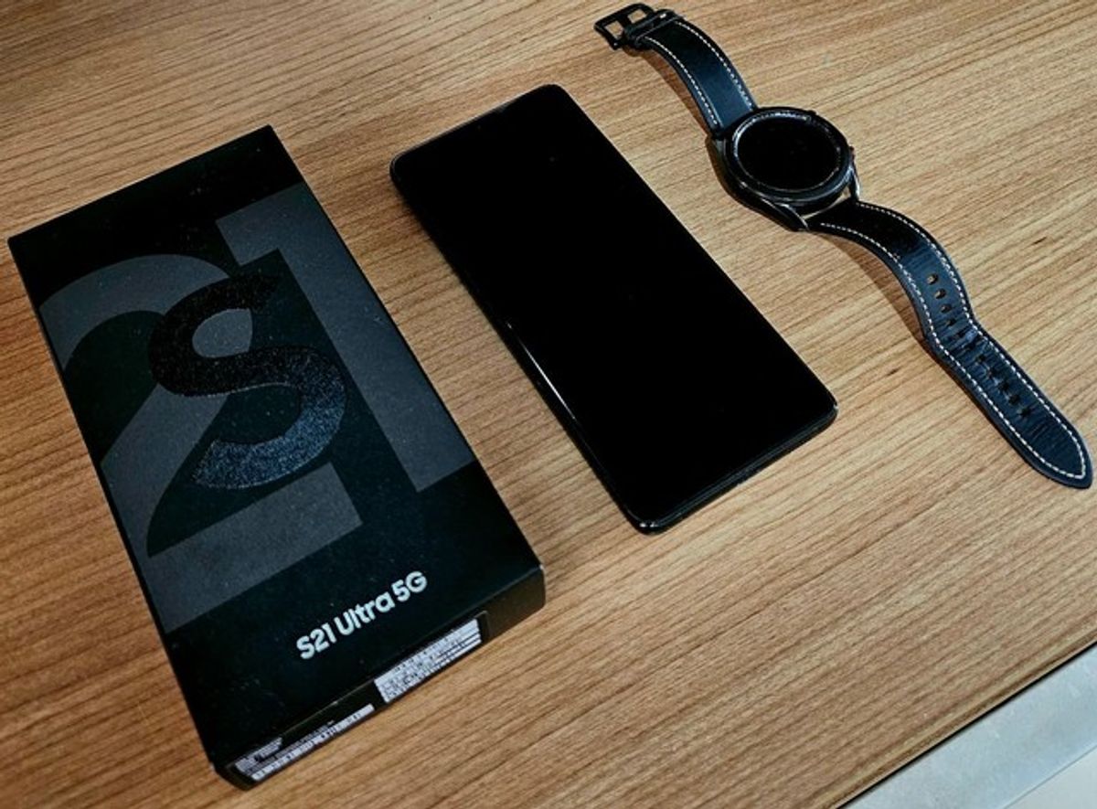 Samsung Galaxy S21 Ultra 5g 256gb com Smartwatch | Samsung Galaxy ...