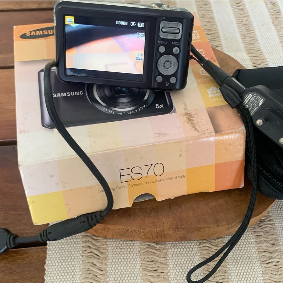 Samsung Smart Câmera Es70 Funcionando | Máquina Fotográfica Digital Samsung Usado 92959288 | enjoei