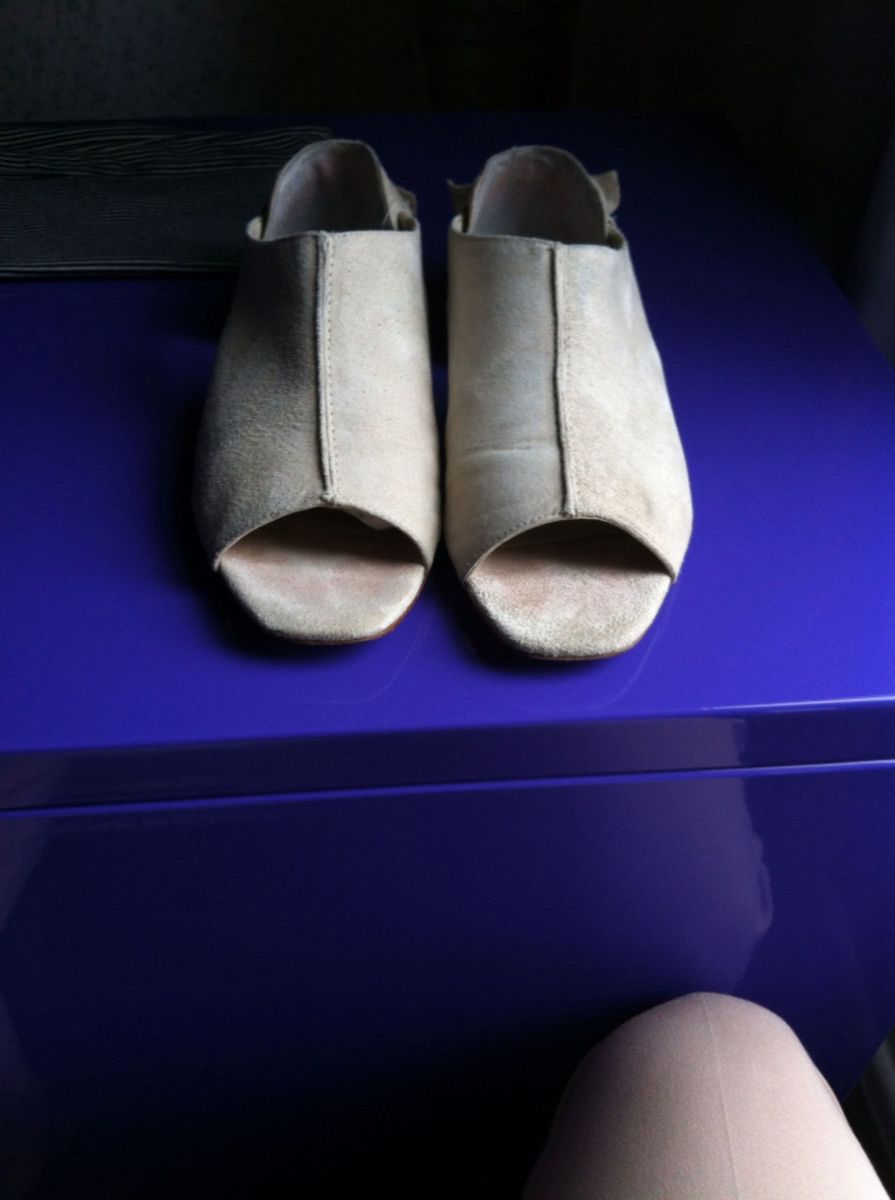 Sandália Camurça Bege Claro | Sandália Feminina New Order Usado 1938925 ...