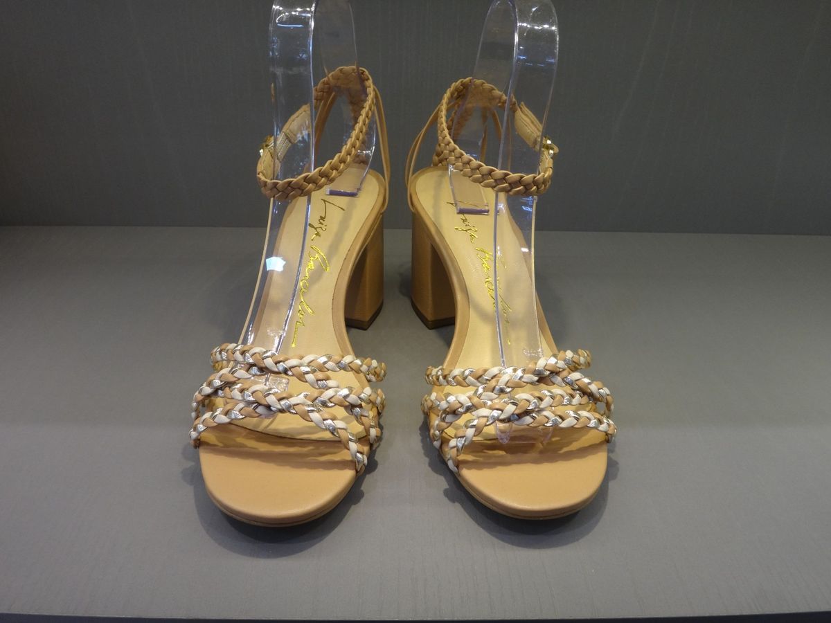 Sandália Couro Luiza Barcelos | Sandália Feminina Luiza Barcelos Nunca ...