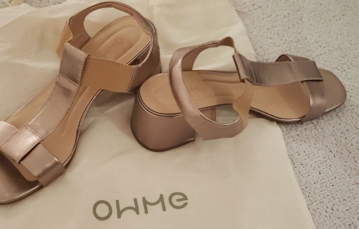 Sandália Couro Owme Nova | Sandália Feminina Owme Premium Arezzo Nunca ...