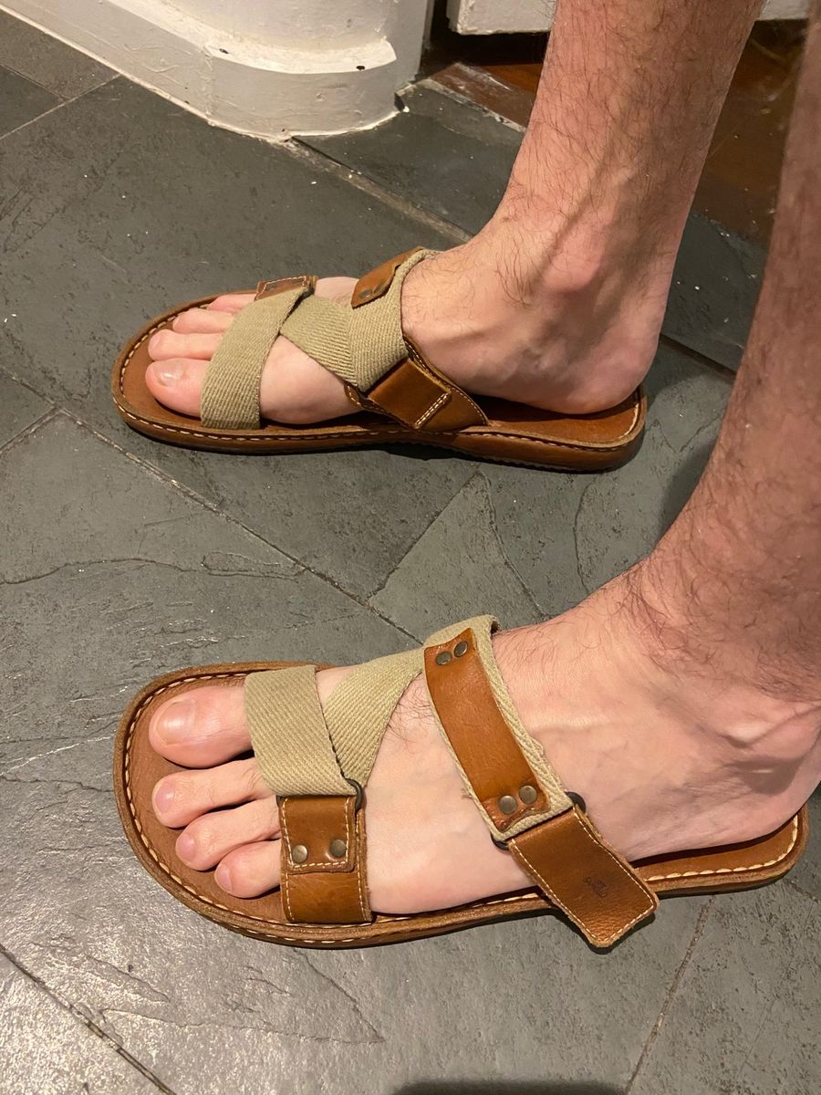 Sandália Masculina Samello 42 | Sandália Masculina Samello Usado ...