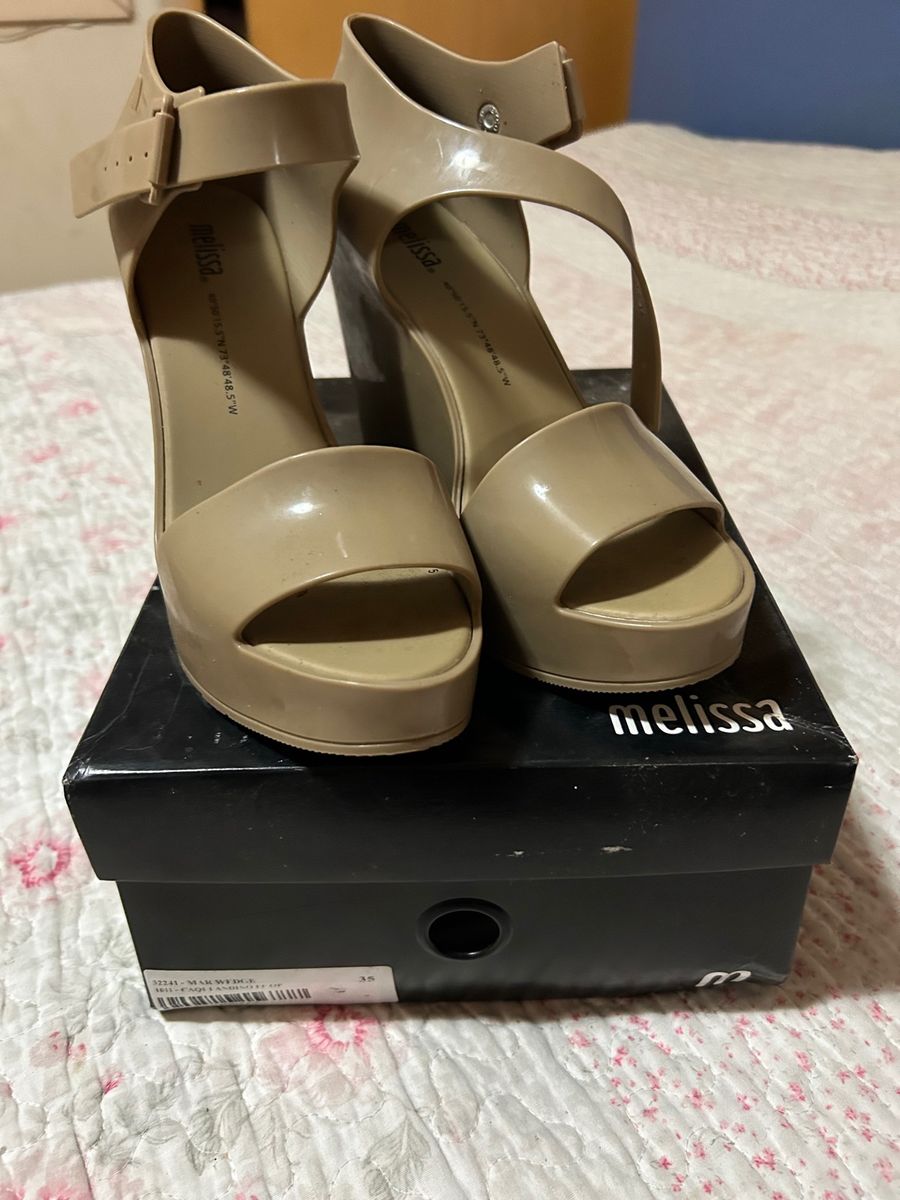 Sandália Melissa Mar Edge | Sandália Feminina Melissa Usado 85661873 | enjoei