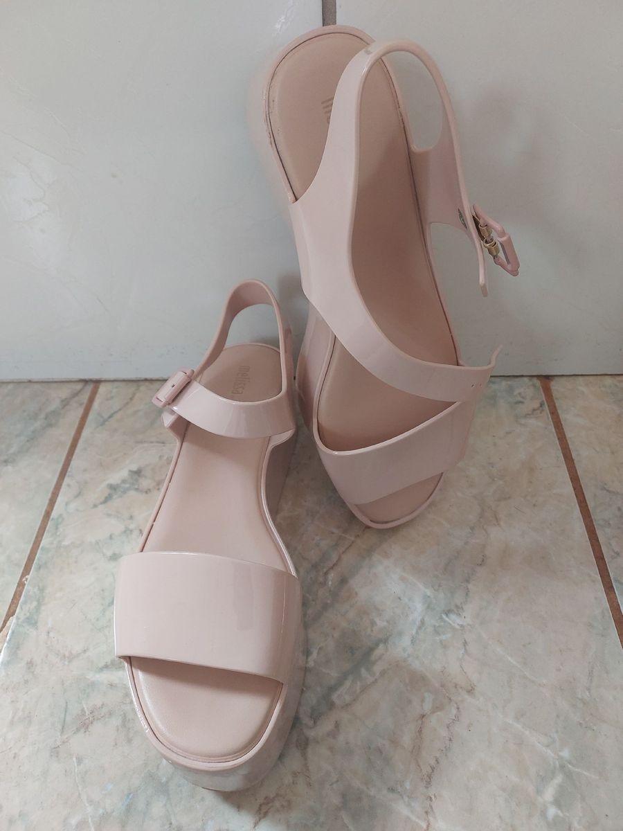 Sandalia Melissa Mar- Rosa | Sandália Feminina Melissa Usado 106471824 | enjoei