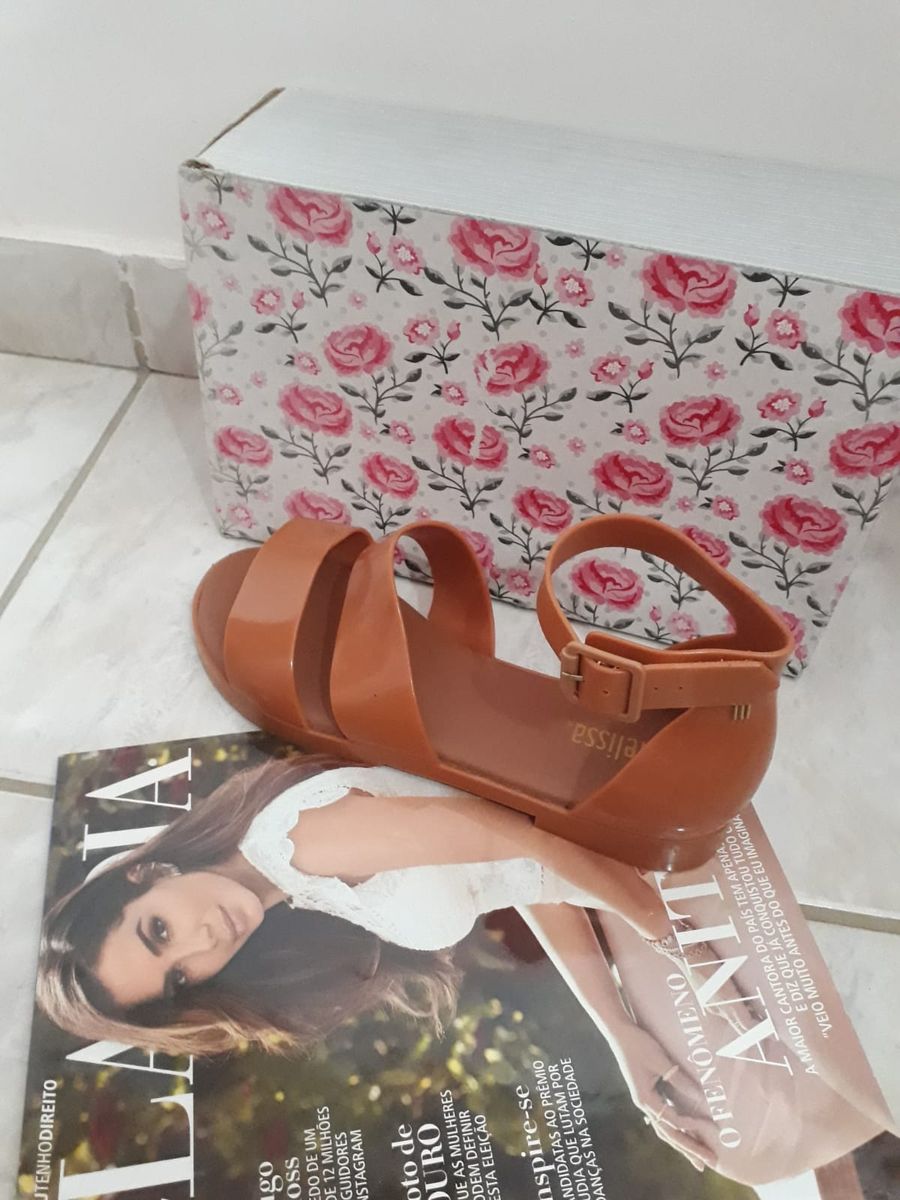 Black Friday Sandália Melissinha Super Confortavel | Sandália Feminina ...