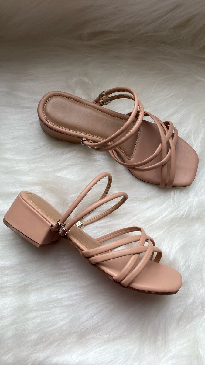 Sandália Salto Baixo | Rasteira Feminina Dbshoes Nunca Usado 106992198 ...