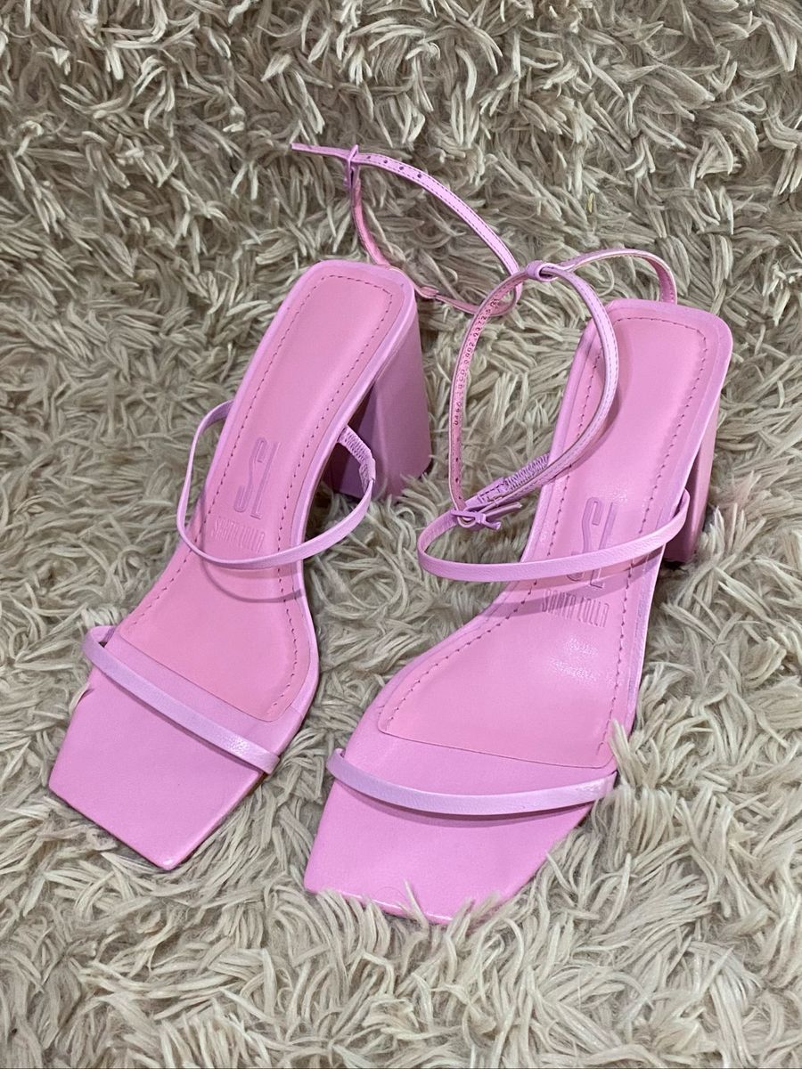 Sandália Santa Lolla Rosa | Sandália Feminina Santa Lolla Nunca Usado ...