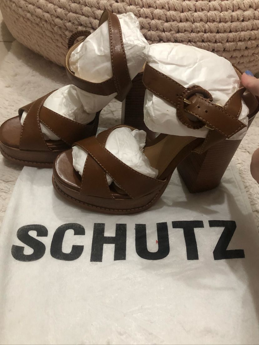 Sandália Shutz | Sandália Feminina Schutz Nunca Usado 72486178 | enjoei