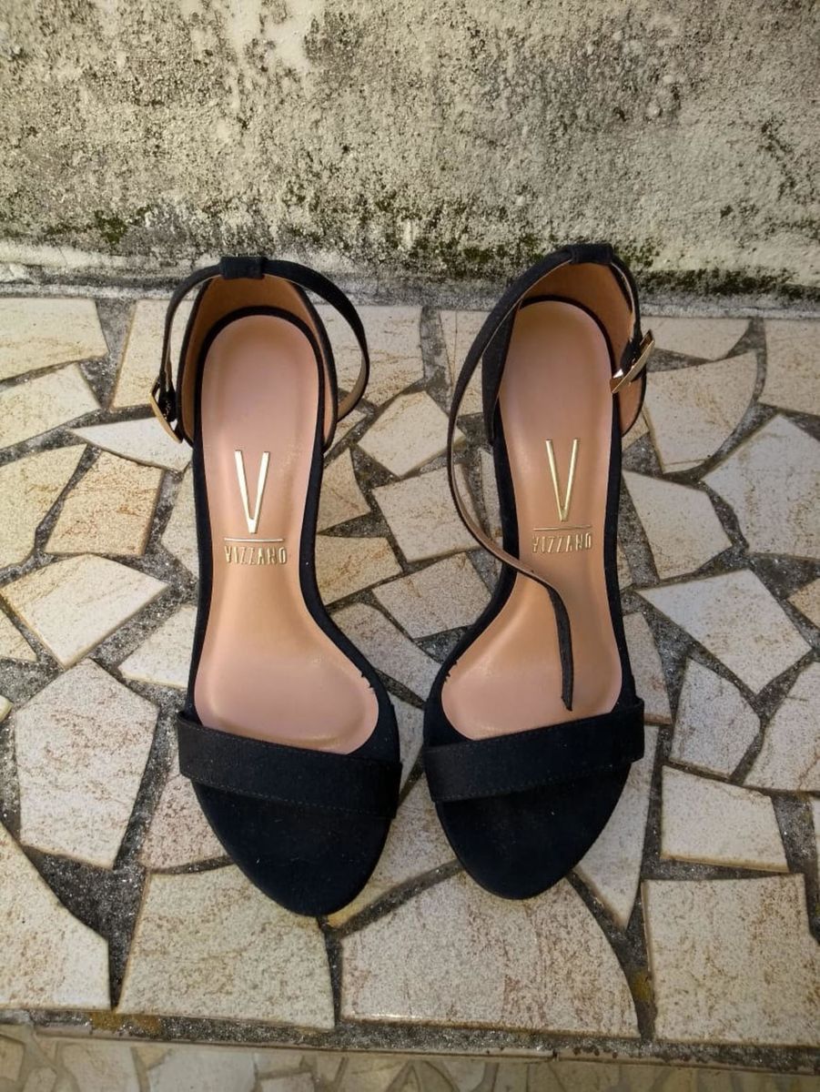 Sandália Vizzano Salto Fino Tira Básica Feminina | Sandália Feminina ...