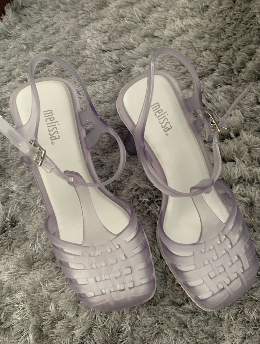 Sandálias Melissa Transparente Clássico Anos 2000 | Sandália Feminina ...