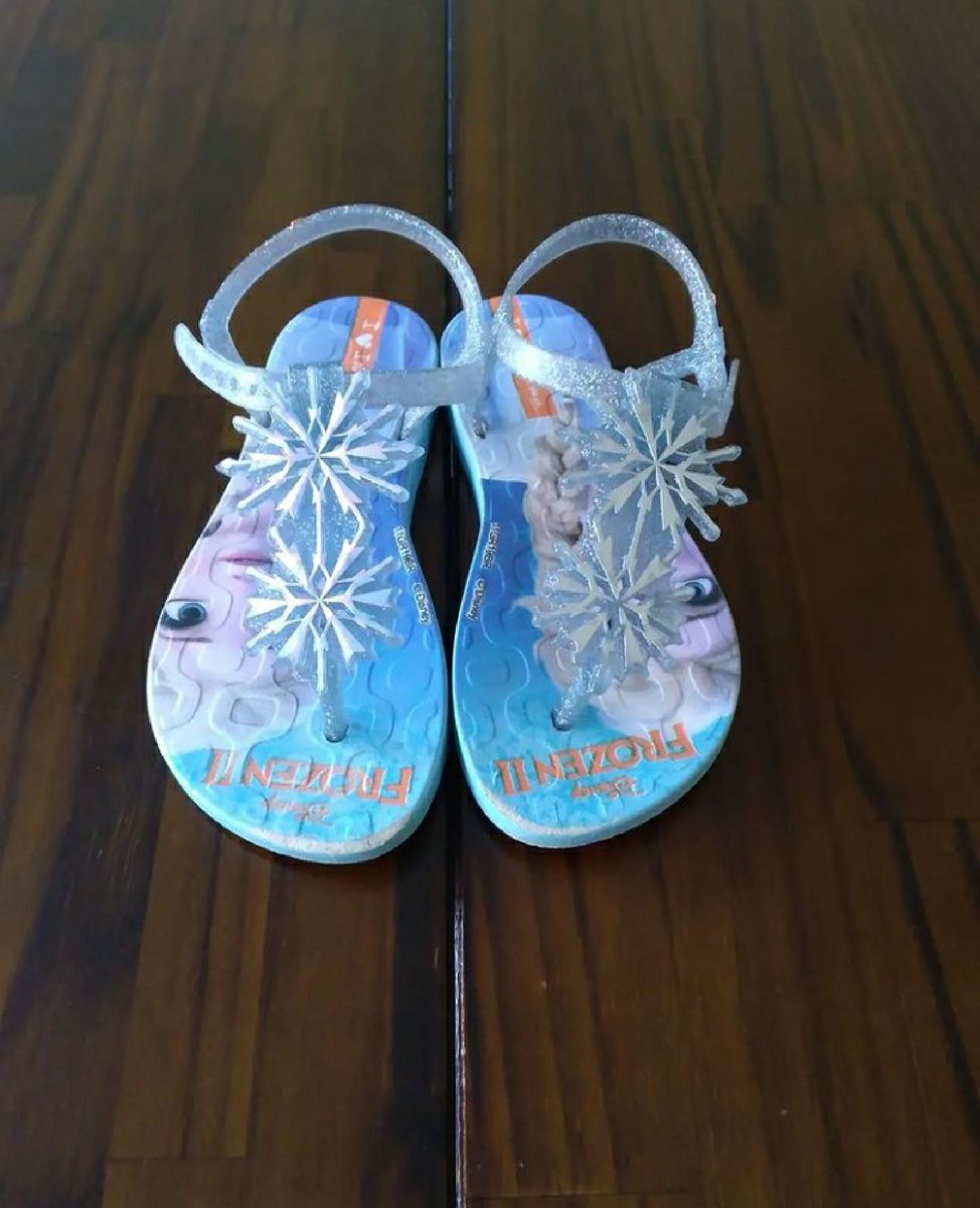 Sandalinha Frozen. | Calçado Infantil para Meninas Frozen Usado ...