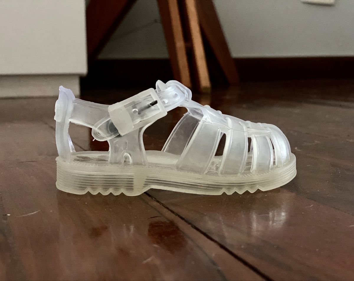 Sandalinha Zara Tipo Melissa | Calçado Infantil para Bebê Zara Usado ...