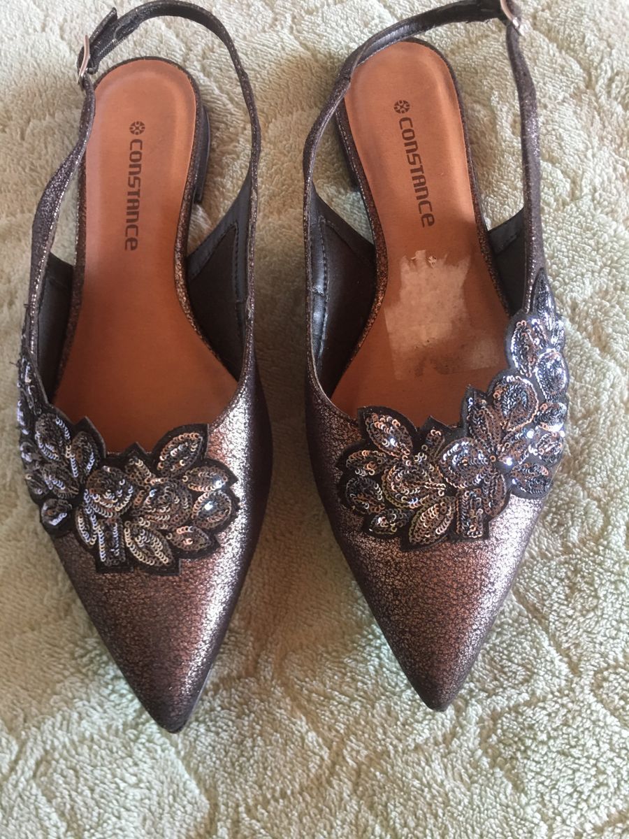 Sapatilha Chanel Constance | Sapato Feminino Constance Nunca Usado ...