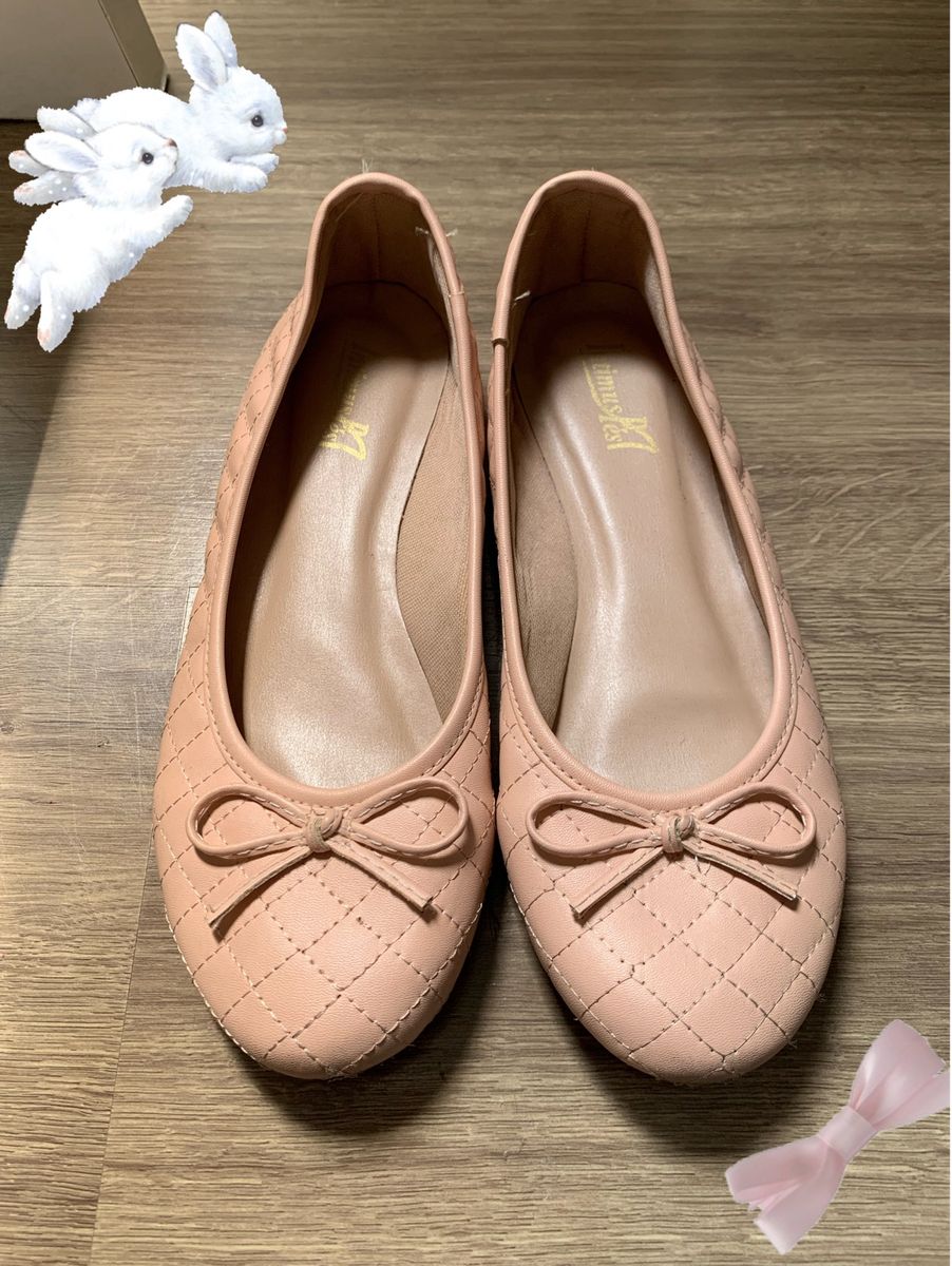 Sapatilha Coquette Rosa Claro | Sapatilha Feminina Intimus Pés Usado ...