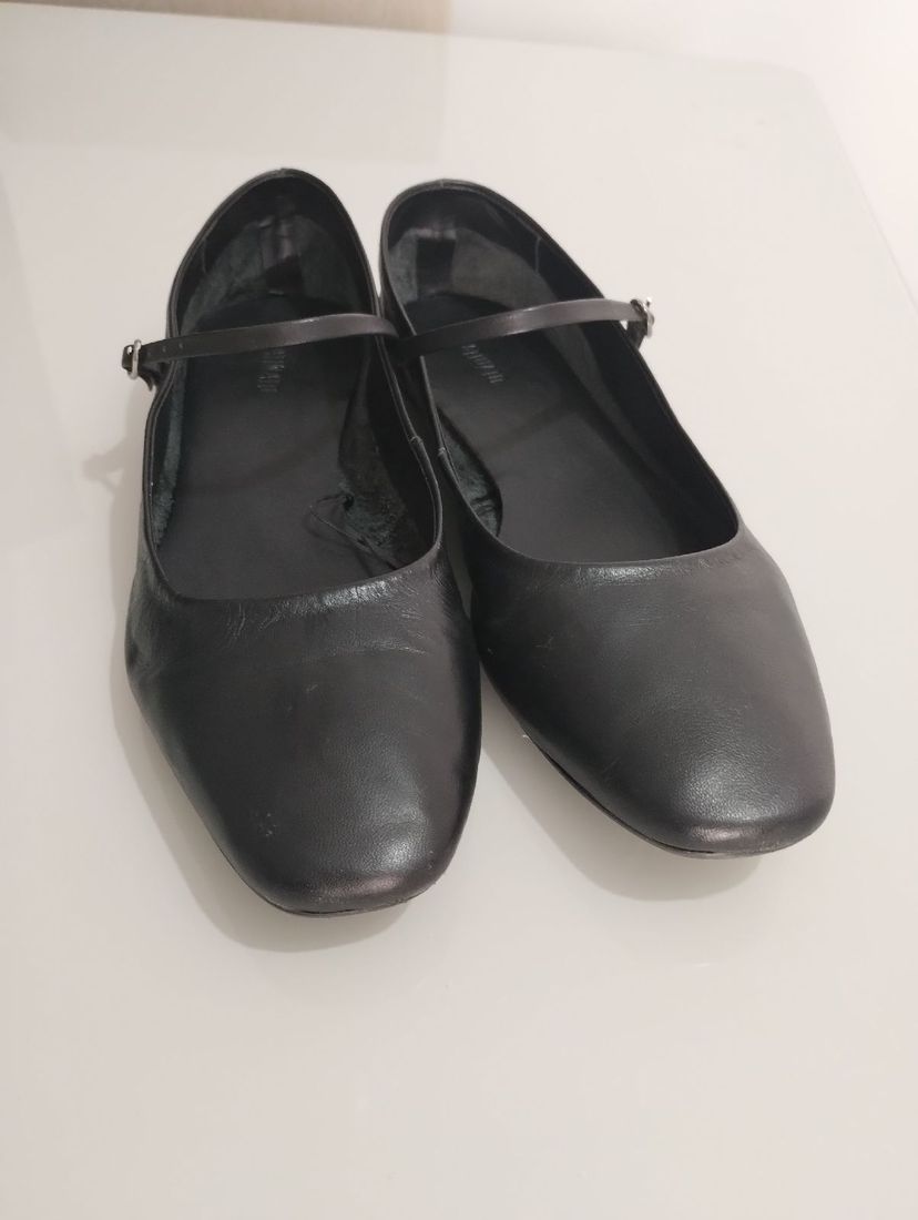 Sapatilha Preta Couro | Sapatilha Feminina Satinato Usado 122504540 ...