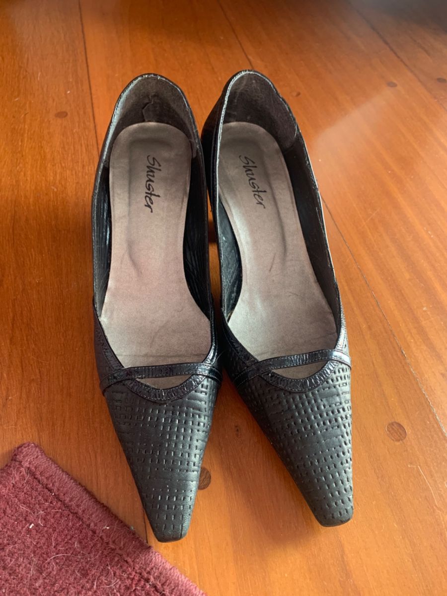 Sapato Bico Fino Preto | Sapato Feminino Usado 106961947 | enjoei
