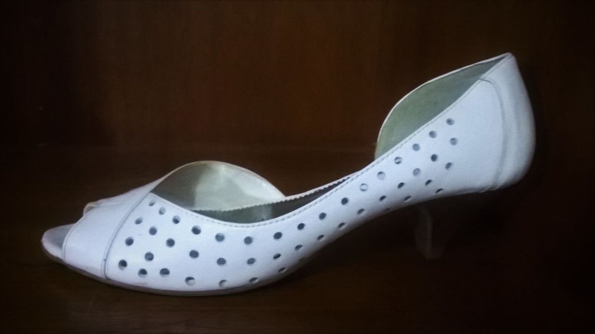 Sapato Branco | Sapato Feminino Usado 20198335 | enjoei