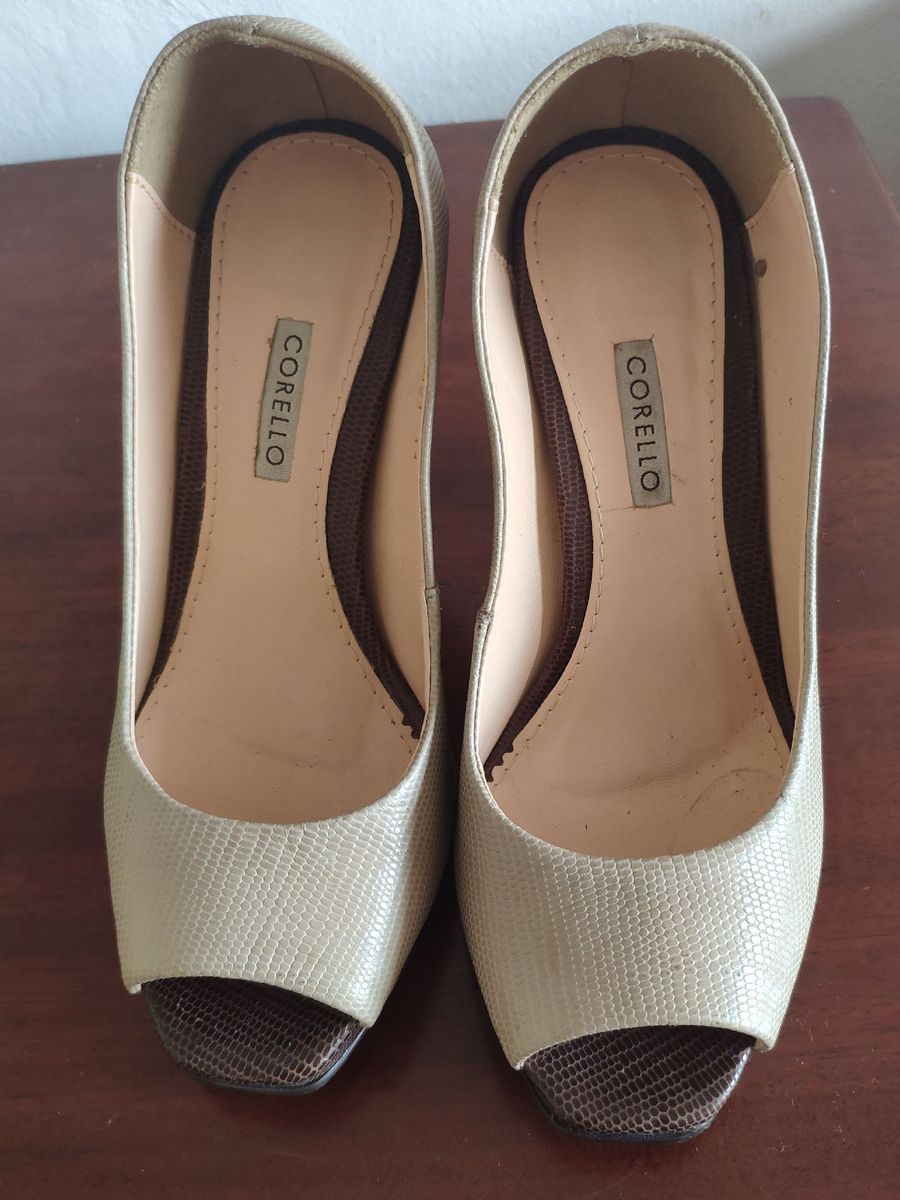 Sapato Corello Salto Quadrado | Sapato Feminino Corello Usado 48748426 ...