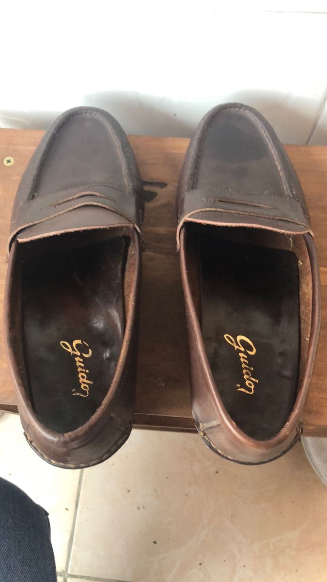 Sapato em Couro Marrom Masculino | Sapato Feminino Guido Usado 97321373 ...