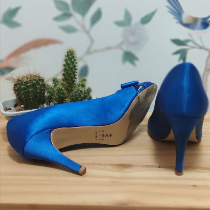 Sapatos De Casamento Azul Marinho