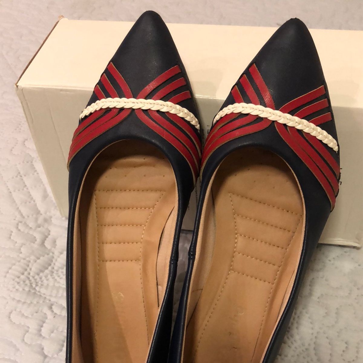 Sapato Marinho Conforto 38 | Sapato Feminino Paulinho Usado 108925298 ...