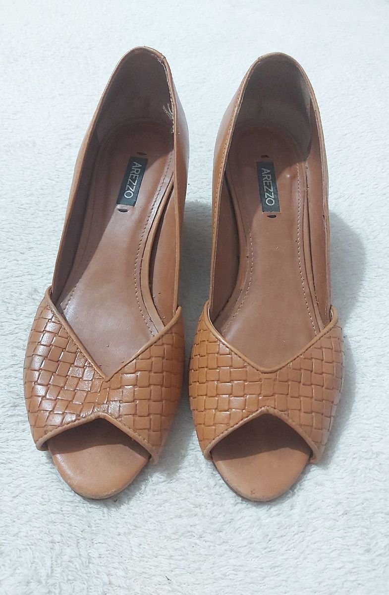 Sapato Marrom | Sapato Feminino Arezzo Usado 116993995 | enjoei
