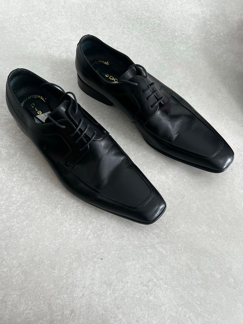 Sapato Masculino Social Couro Preto - Tamanho 42- Usado Apenas 2 X ...