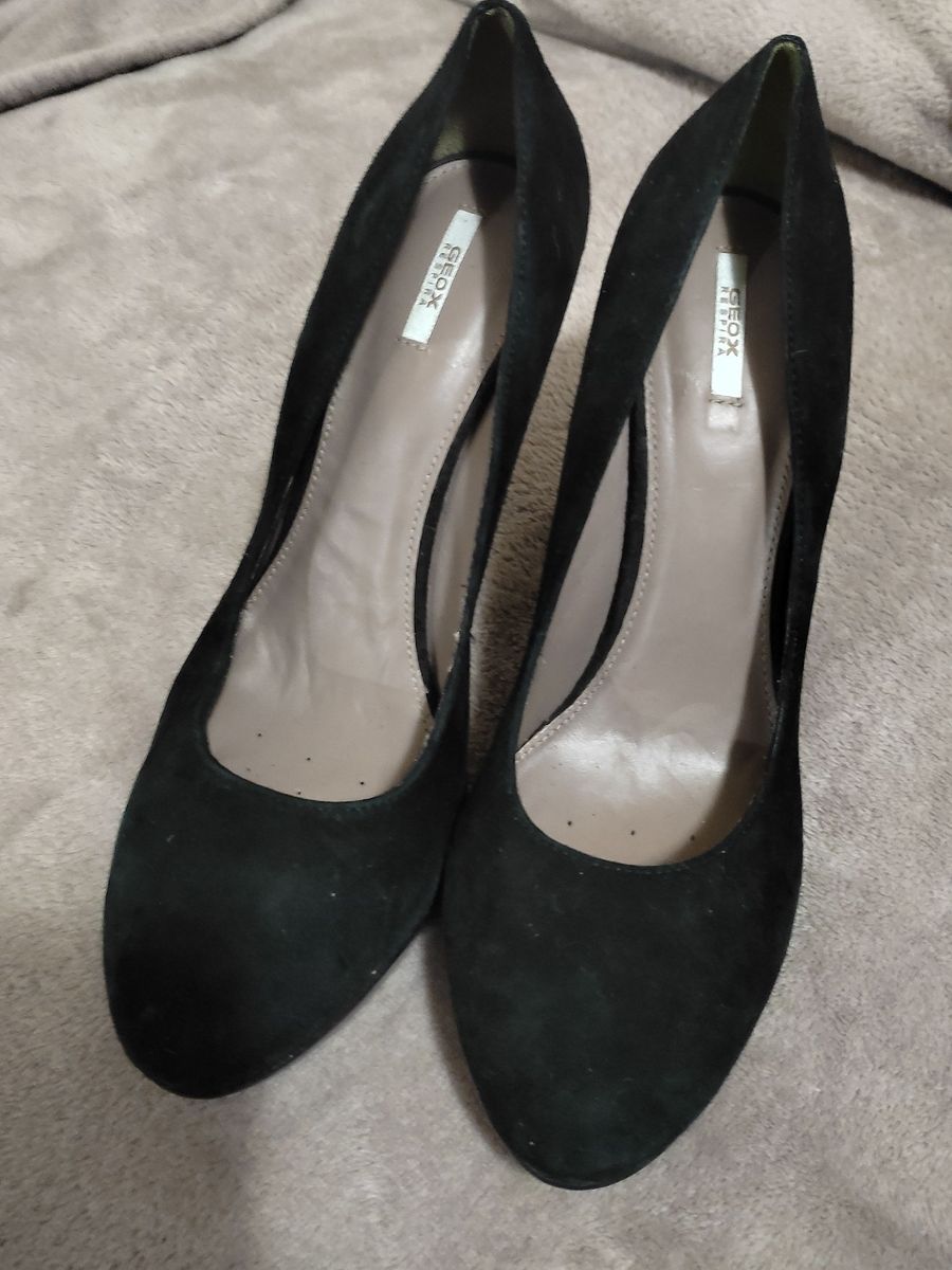 Sapato Meia Pata | Sapato Feminino Geox Cuoio Nunca Usado 72145066 | enjoei