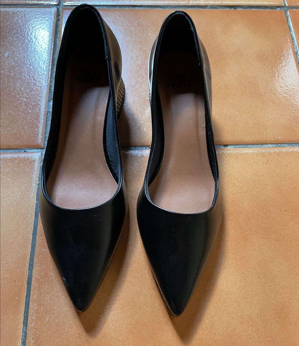 Sapato Preto John Hartz | Sapato Feminino John Hartz Nunca Usado ...