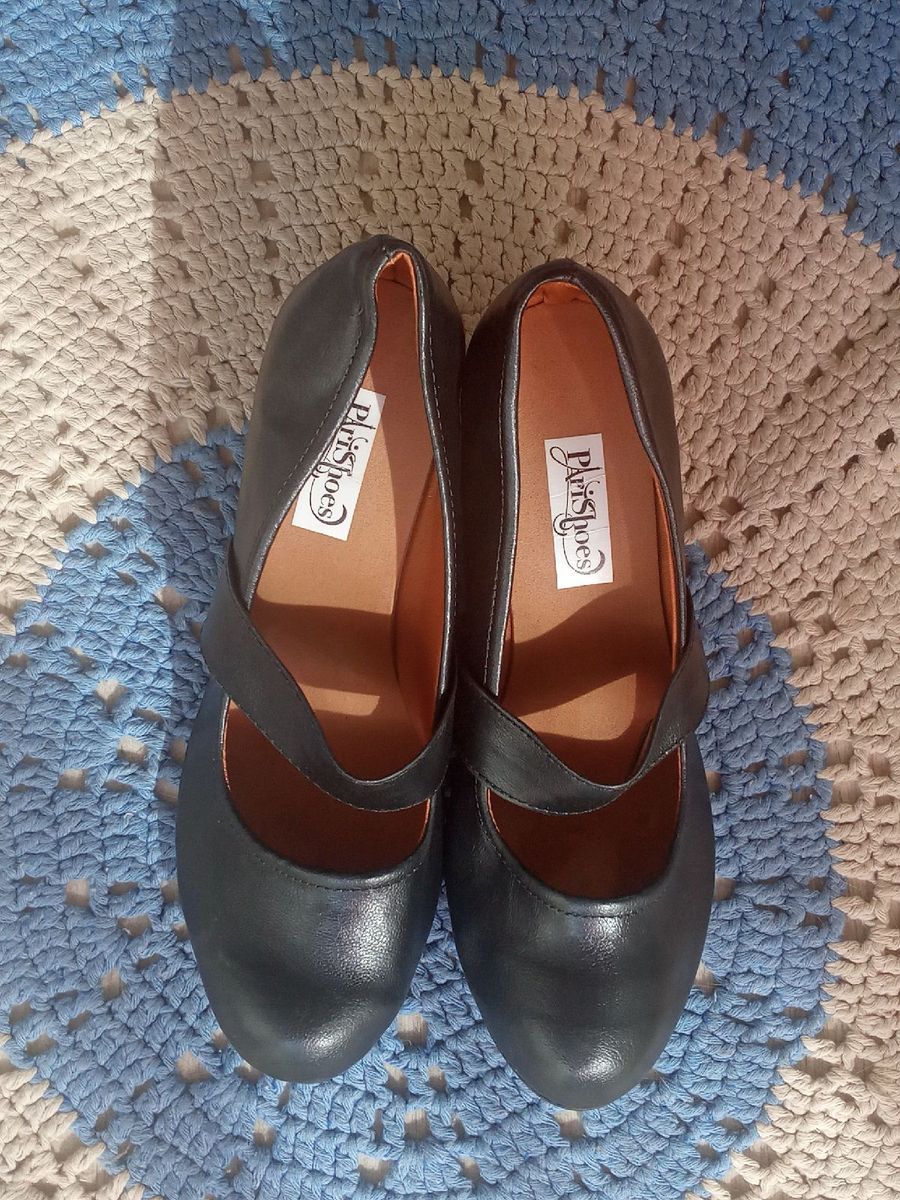 Sapato Preto | Sapato Feminino Parishoes Usado 77885586 | enjoei