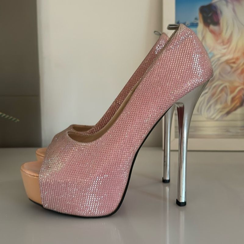 Salto Alto Rosa Claro