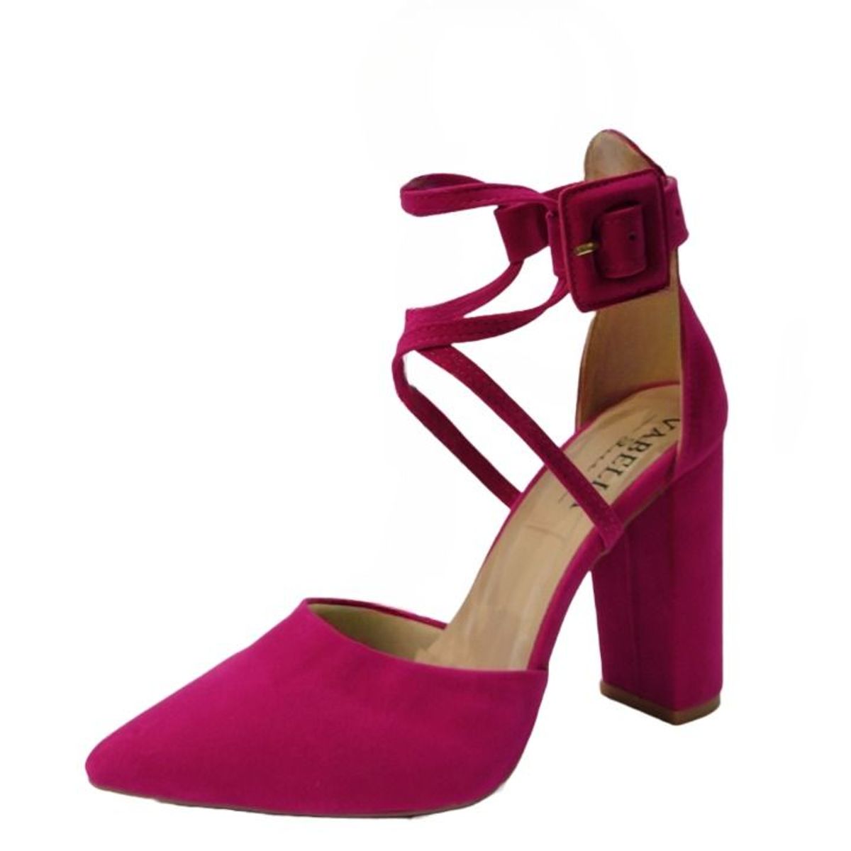 Sapato Scarpin Feminino Salto Grosso | Sapato Feminino Vabella Shoes ...