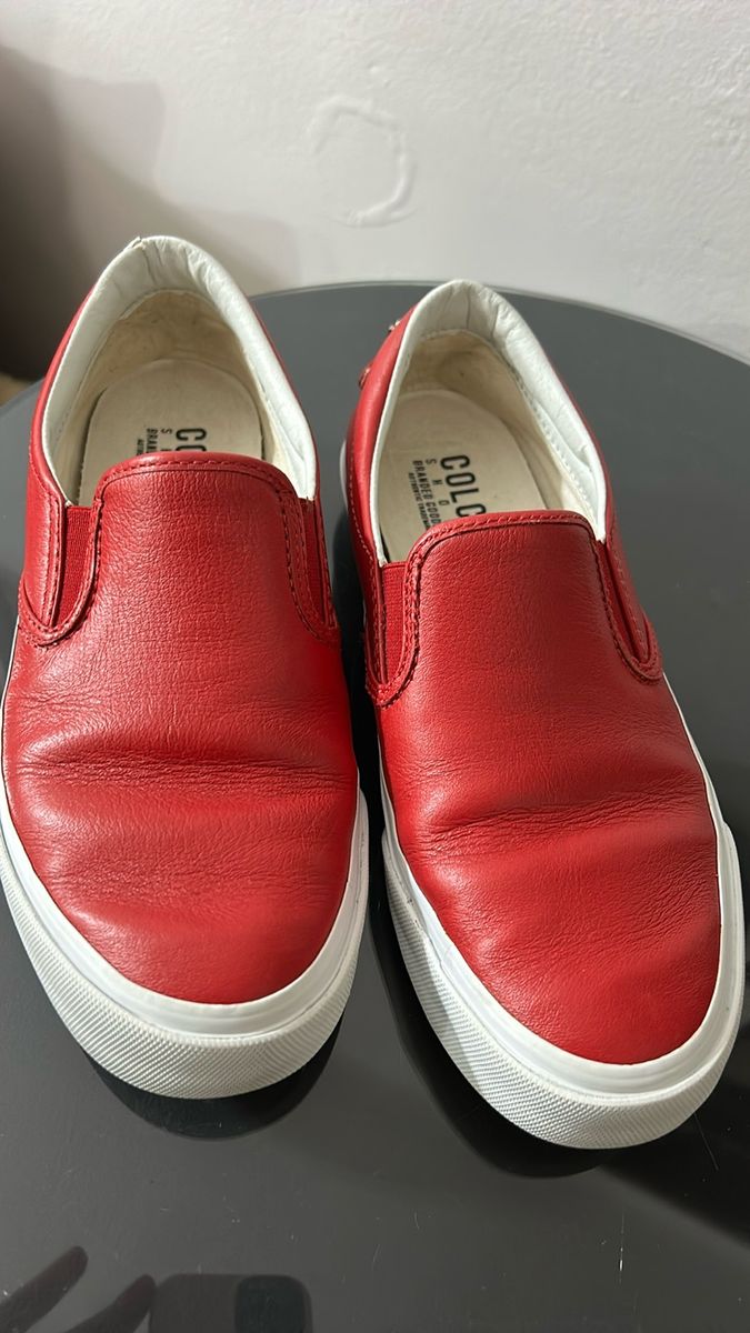Sapato Vermelho Colcci | Sapato Feminino Colcci Usado 104063712 | enjoei