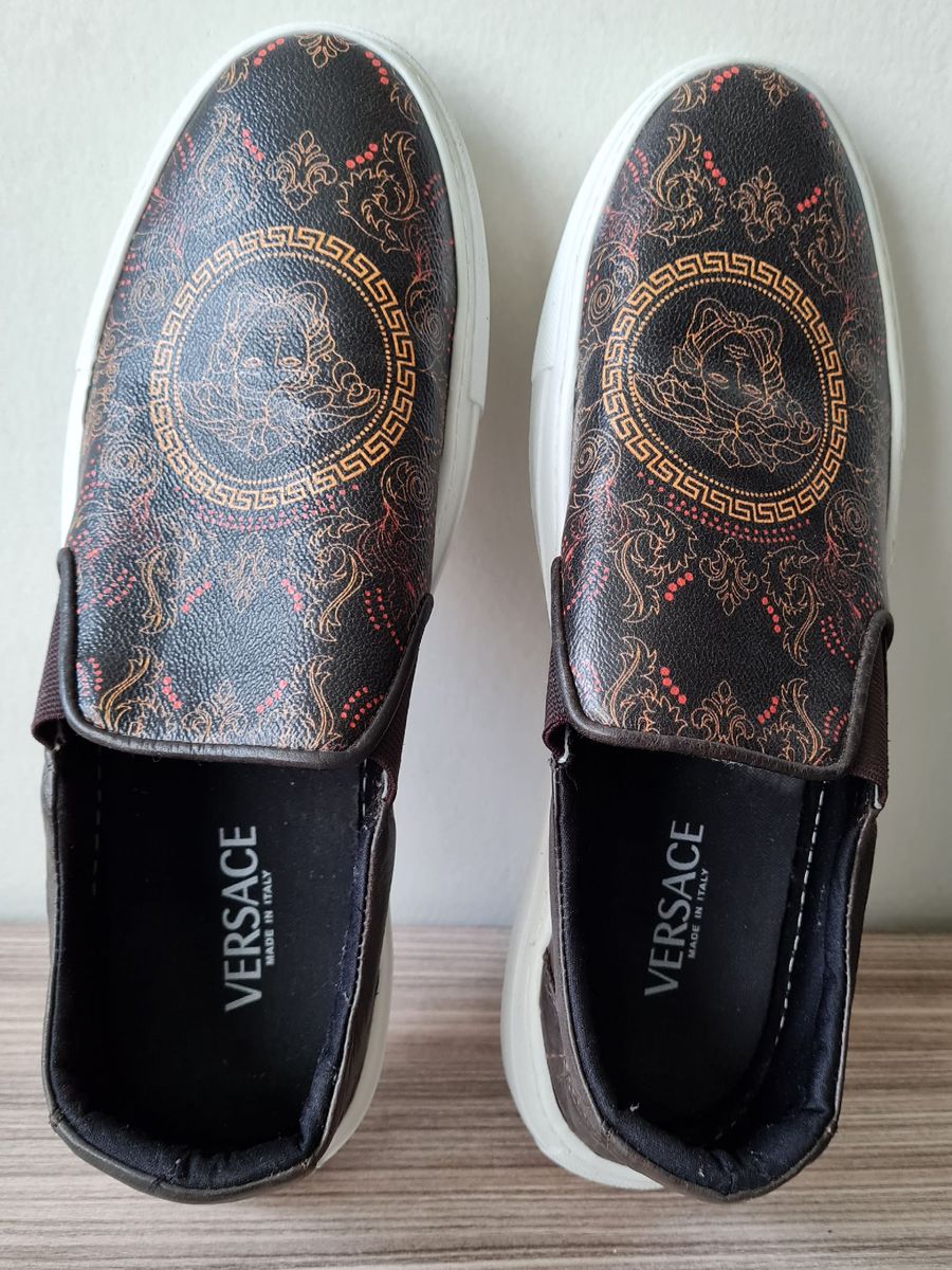 Sapato Versace Original Edição Limitada | Sapato Masculino Versace ...