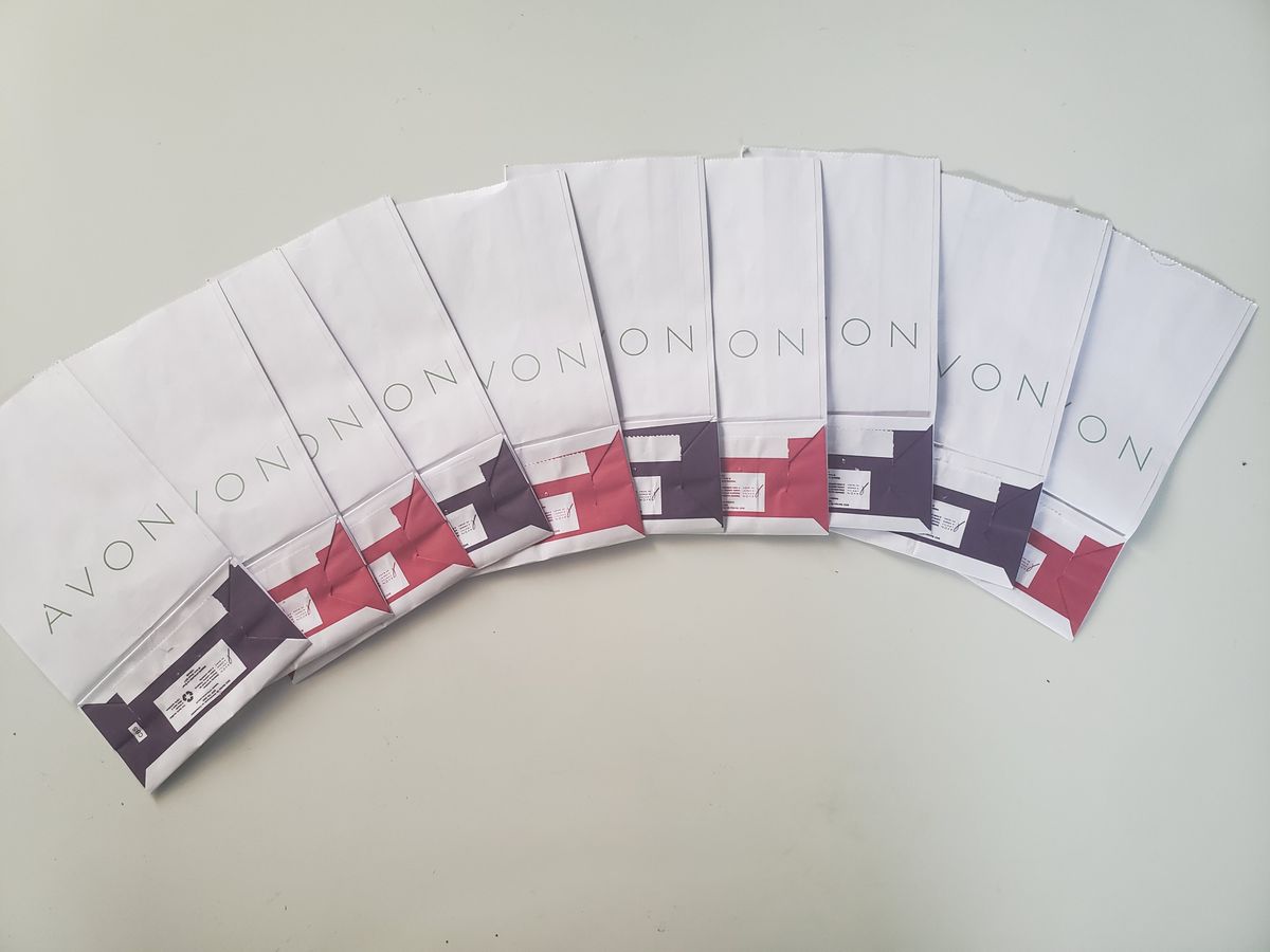 Saquinhos de Papel Avon | Item de Papelaria Avon Nunca Usado 58326717 ...