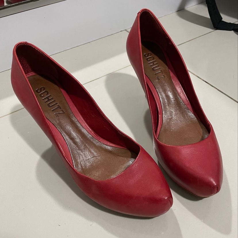 Scapin Schutz Meia Pata | Sapato Feminino Schutz Usado 128716887 | enjoei