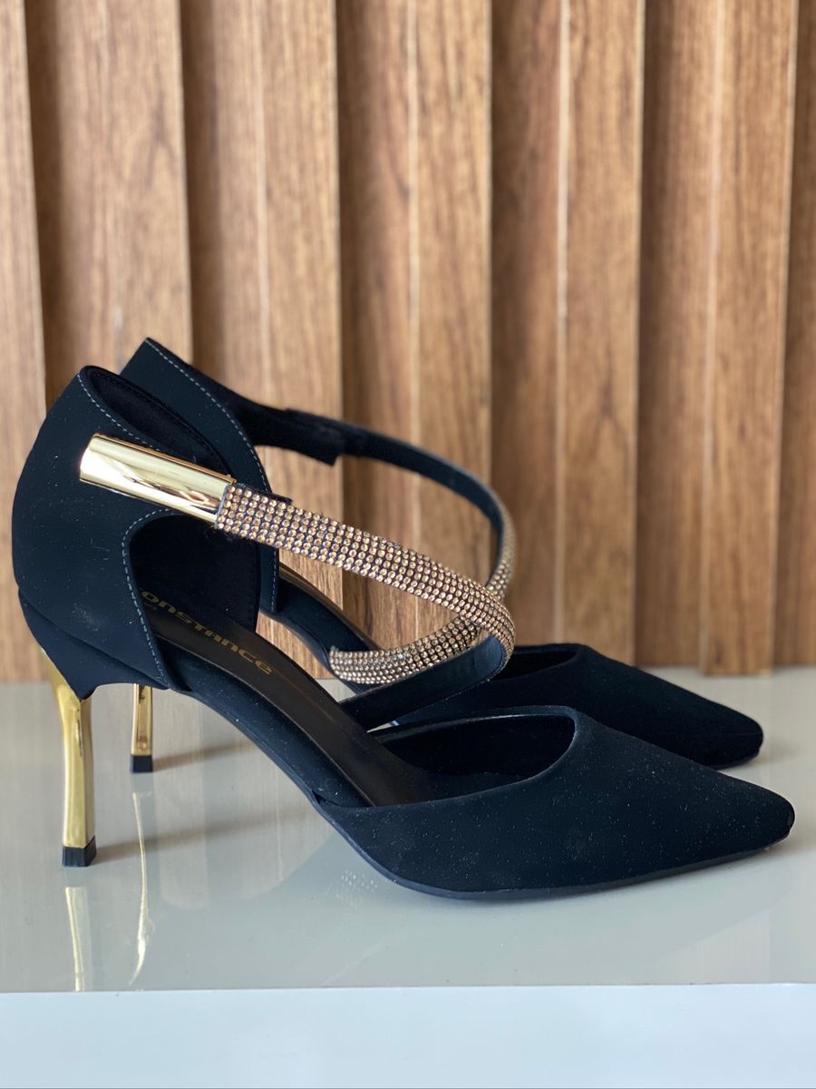 Scarpin Preto Constance | Sapato Feminino Constance Nunca Usado ...