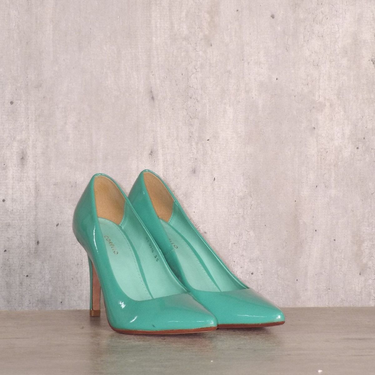 Scarpin Verde Corello | Sapato Feminino Corello Nunca Usado 55761201 ...