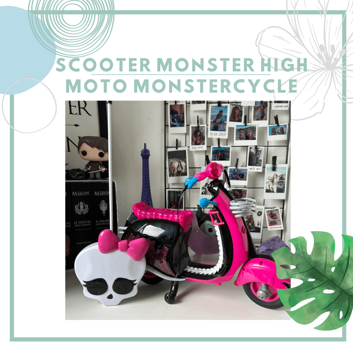 Scooter para Boneca Monster High - Moto Monstercycle | Brinquedo Mattel ...