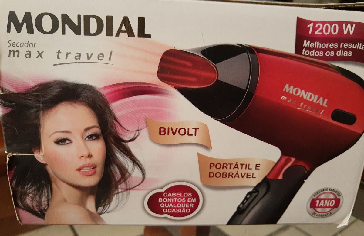 Secador de Cabelo Max Travel Mondial | Item Info & Eletro Mondial Usado ...