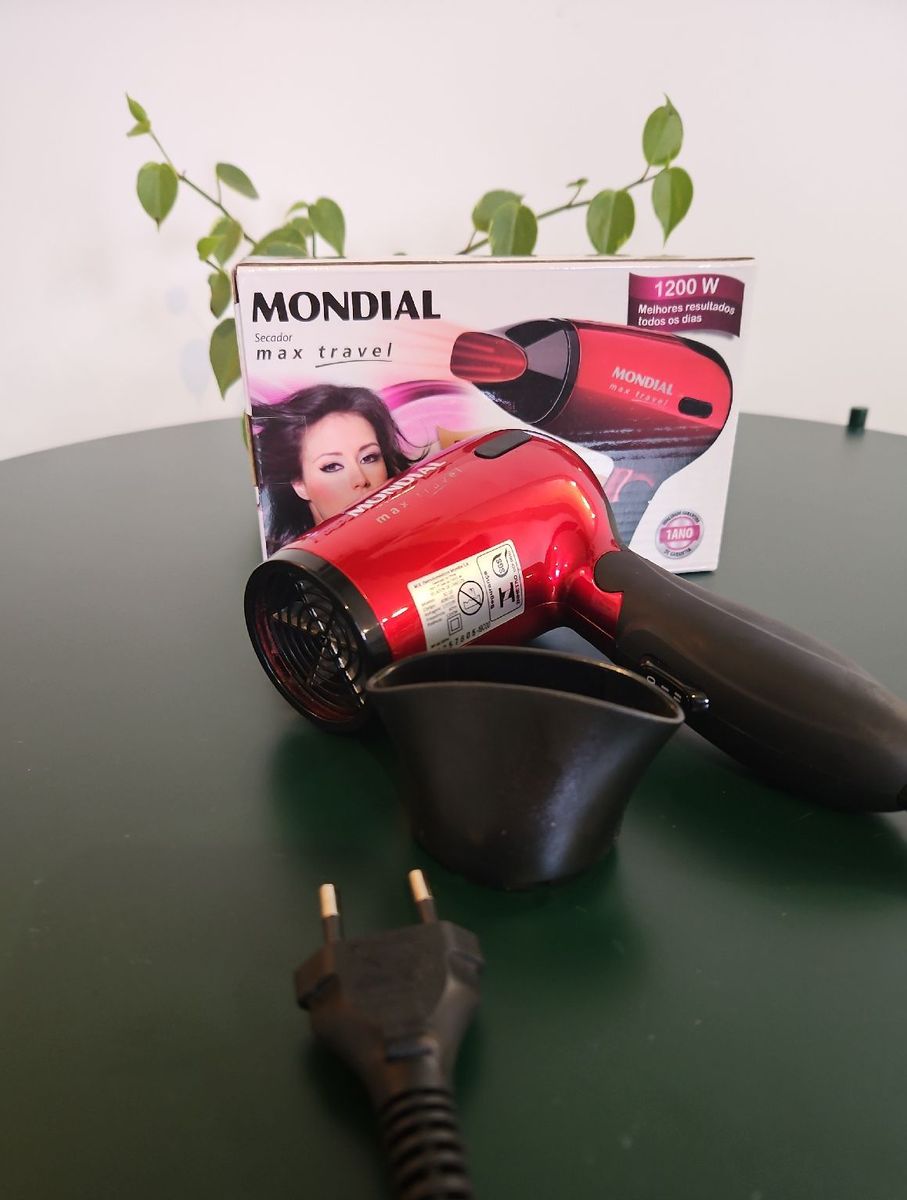 Secador de Cabelos Max Travel Mondial | Item Info & Eletro Mondial ...