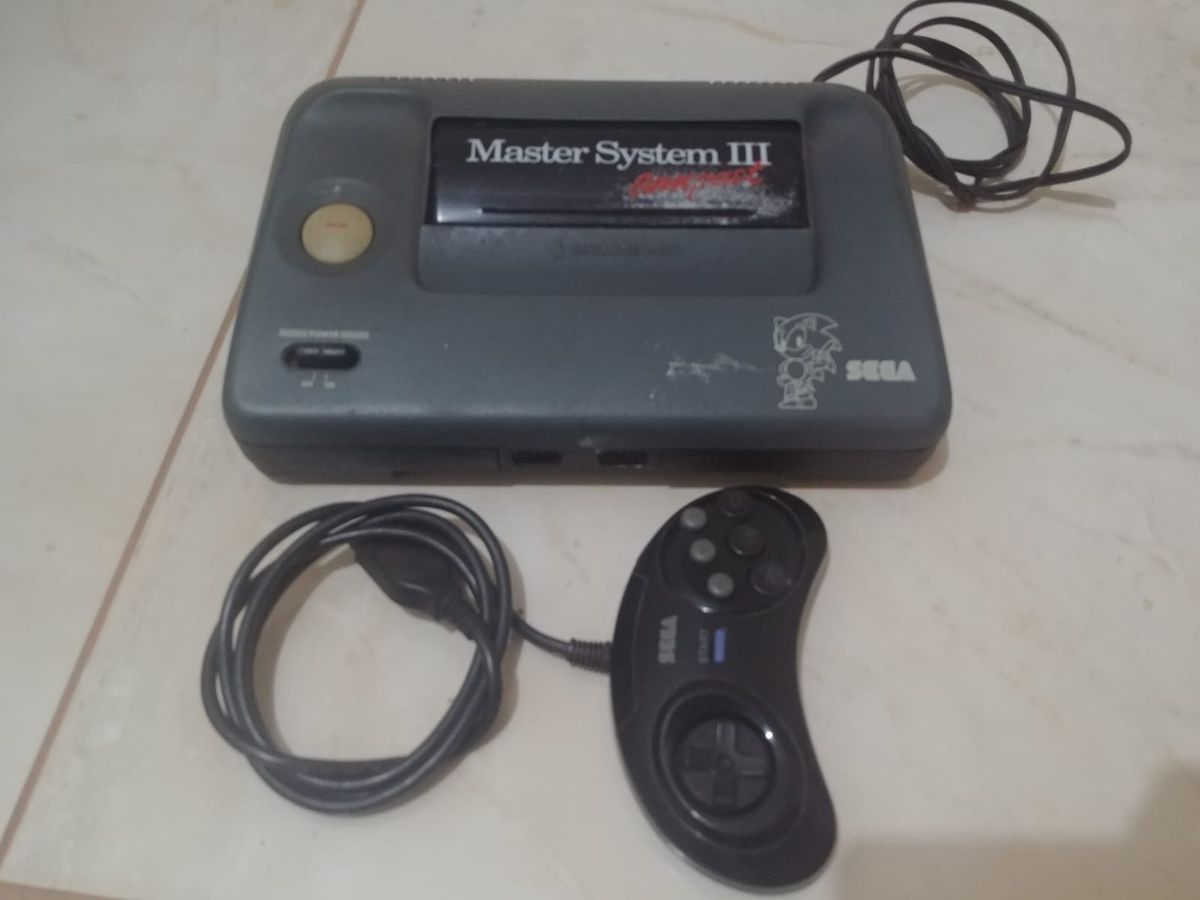 Sega Master System 3 Compact (sonic Na Memória) | Console de Videogame ...