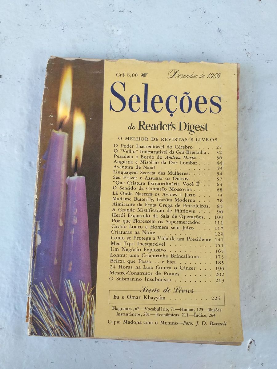 Seleções do Reader's Digest- Dezembro de 1956 | Livro Usado 74077212 ...