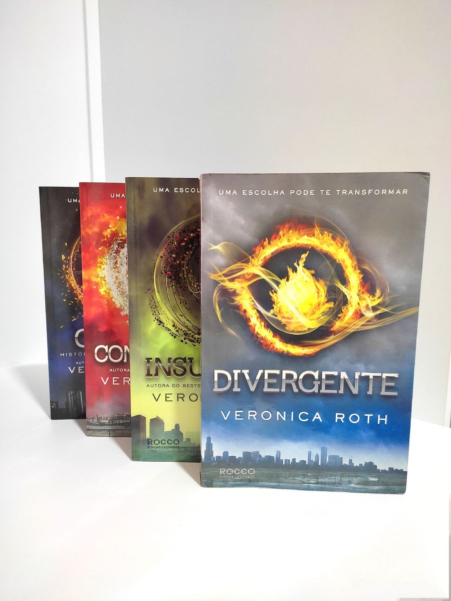 Série Divergente (4 Livros) Verônica Roth | Livro Editora Rocco Usado ...